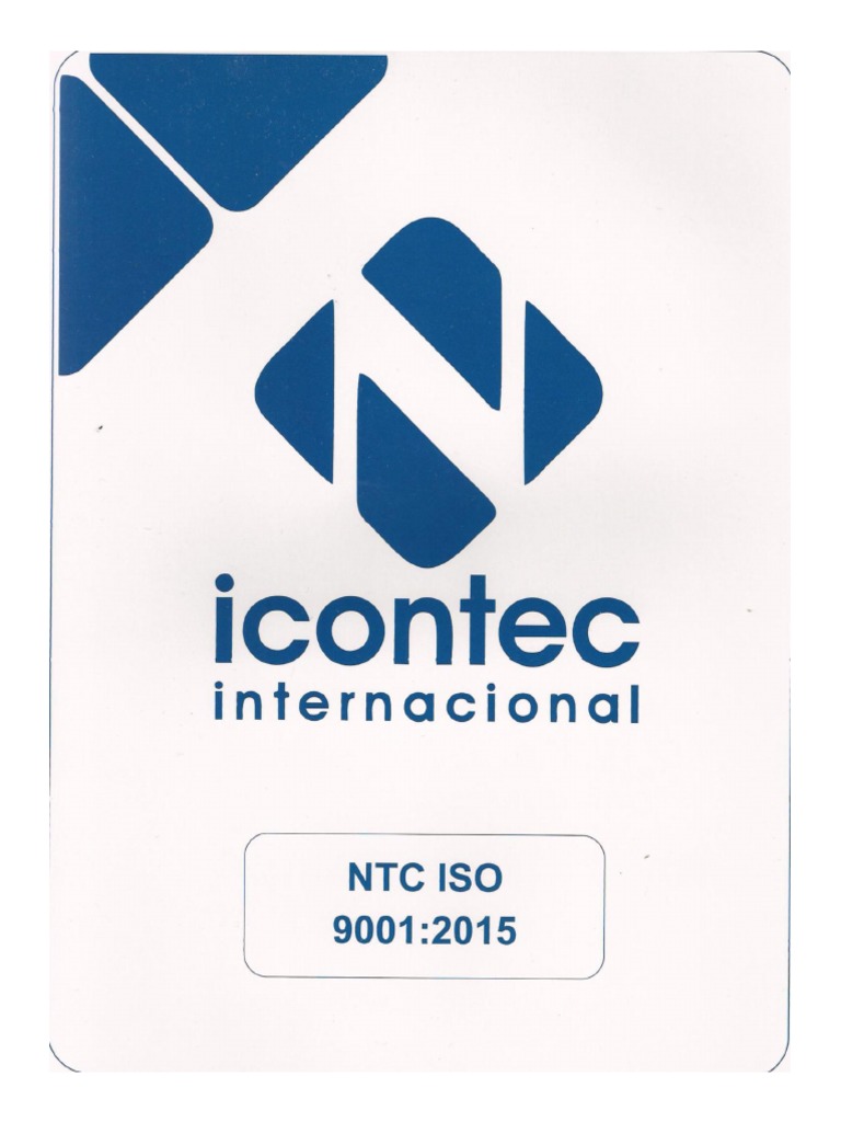 Icontec NTC Iso 9001-2015 | PDF