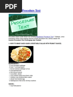 Procedure Text | PDF | Mango | Soft Drink