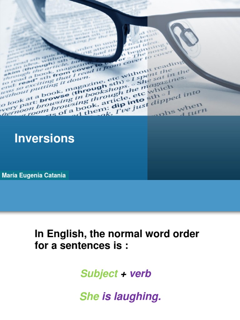 Inversion Constructions | PDF | Adverb | Subject (Grammar)