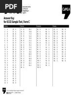 ECPE Sample A Key | PDF | Science & Mathematics