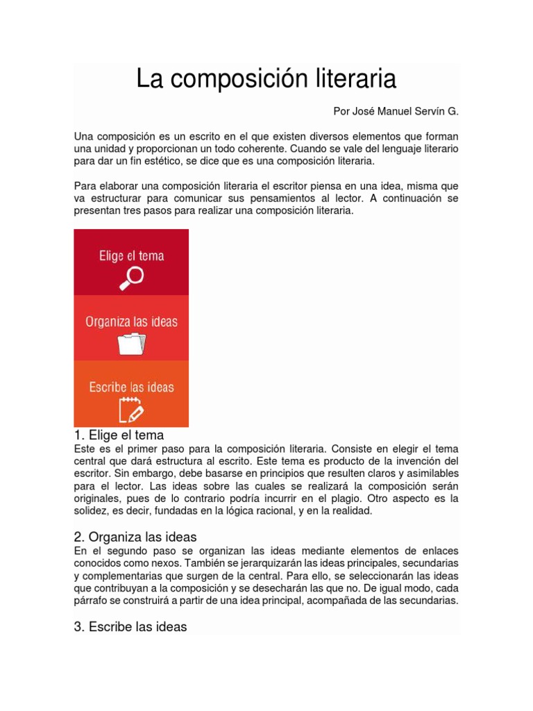 La Composición Literaria | PDF | Corrido | México