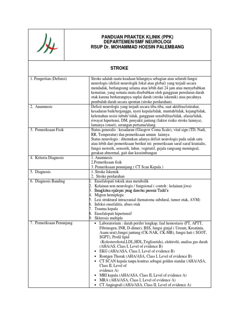 PPK Stroke | PDF