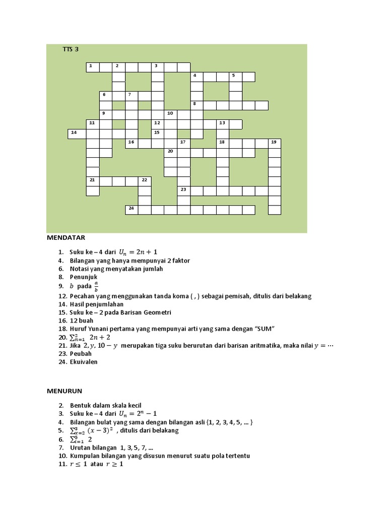 TTS Matematika | PDF