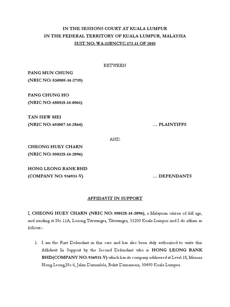 Affidavit Support | PDF | Judiciaries | Civil Law (Common Law)