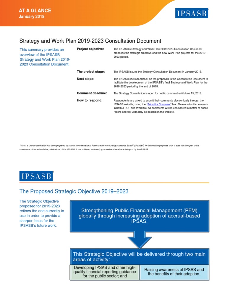 At A Glance Strategy and Work Plan 2019 2023 Consultation | PDF ...