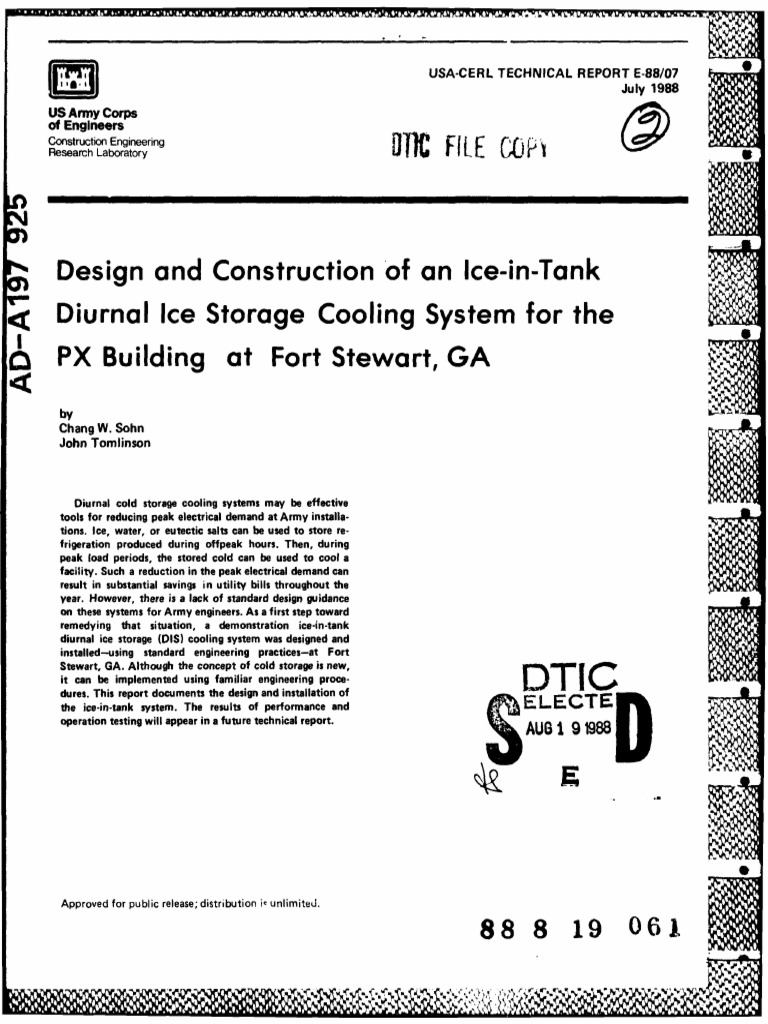 Design Ice Thermal Energy Storage | PDF | Air Conditioning | Refrigeration