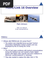Link 16 Tactical Data Link Overview | PDF | Computer Network | Radio