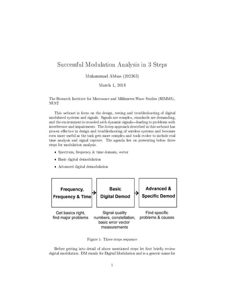 RF Measurement Helping Material | PDF | Modulation | Physical Layer Protocols