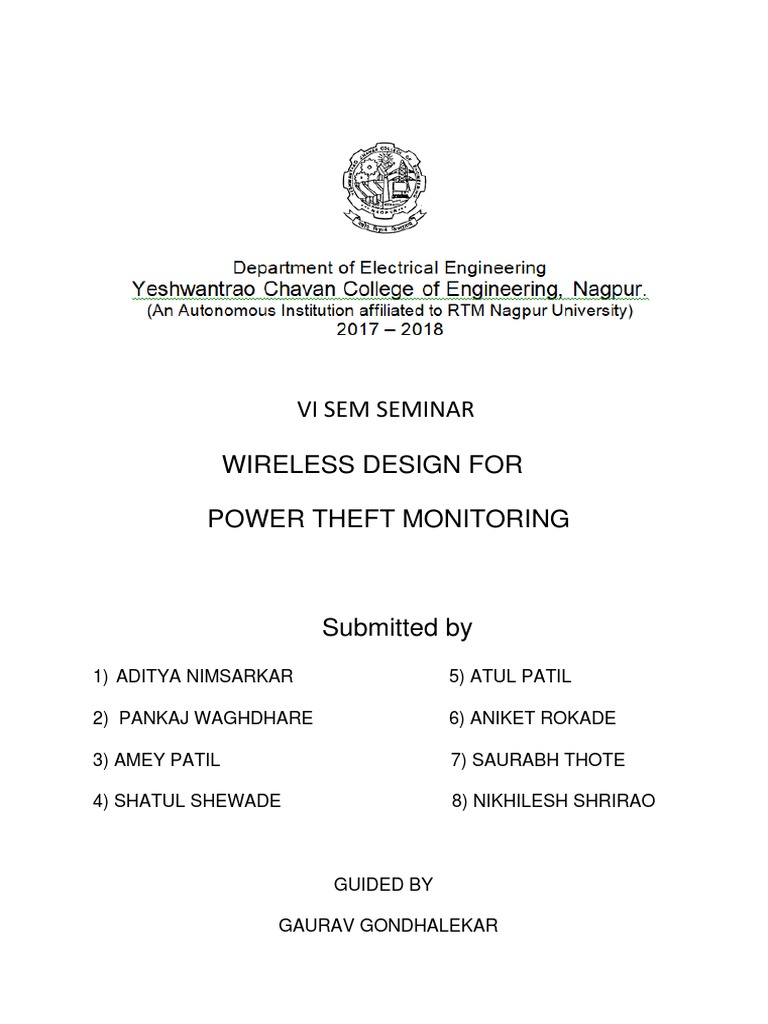 Seminar Report Pdf Microcontroller Electronics 