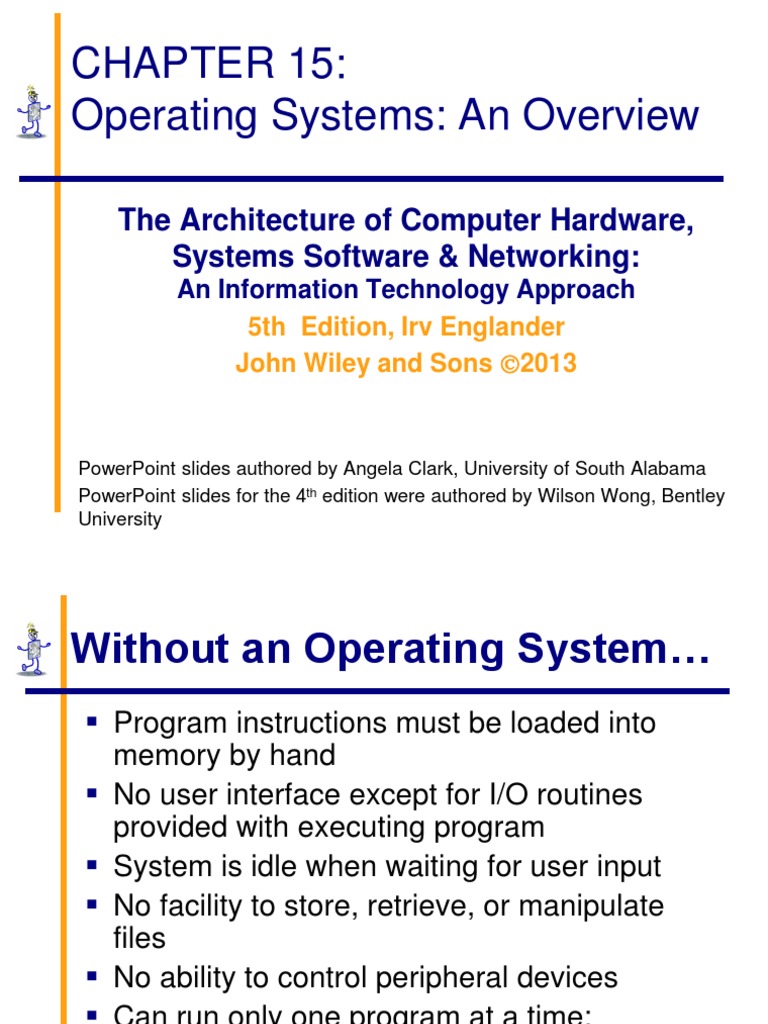 Chapter 15 Operating Systems An Overview Pdf Operating System Command Line Interface