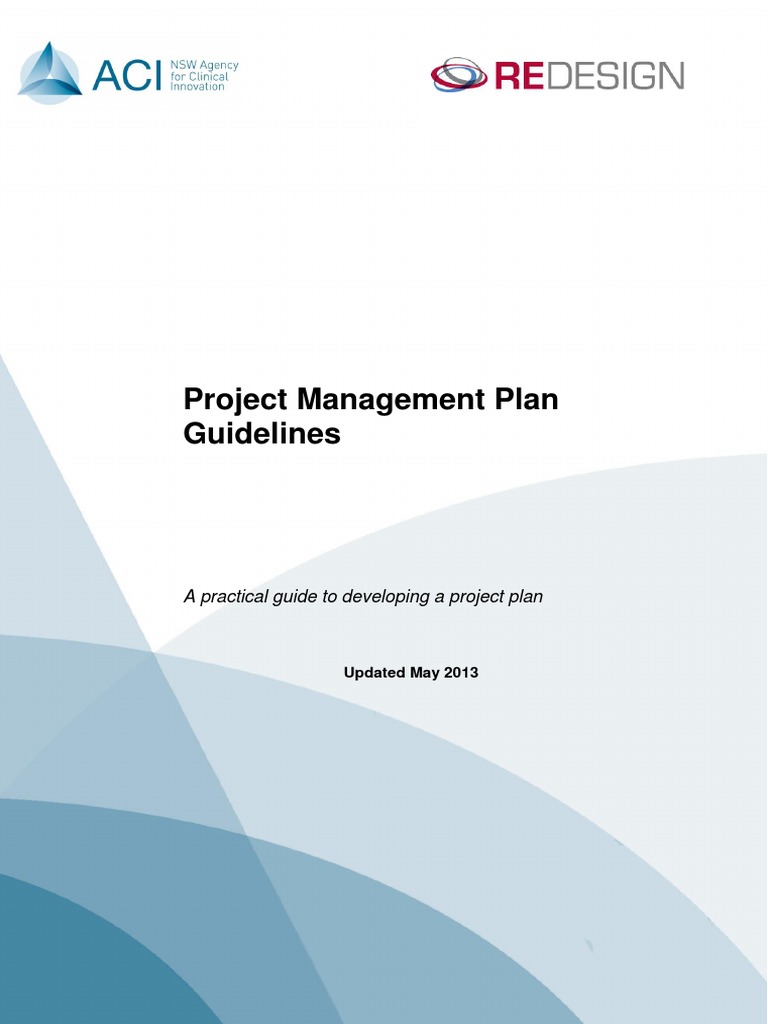Project Management Plan Guidelines: A Practical Guide To Developing A ...