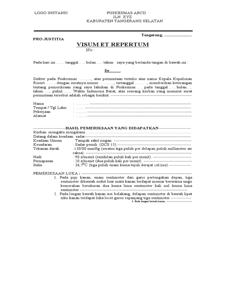 Contoh Format VER | PDF