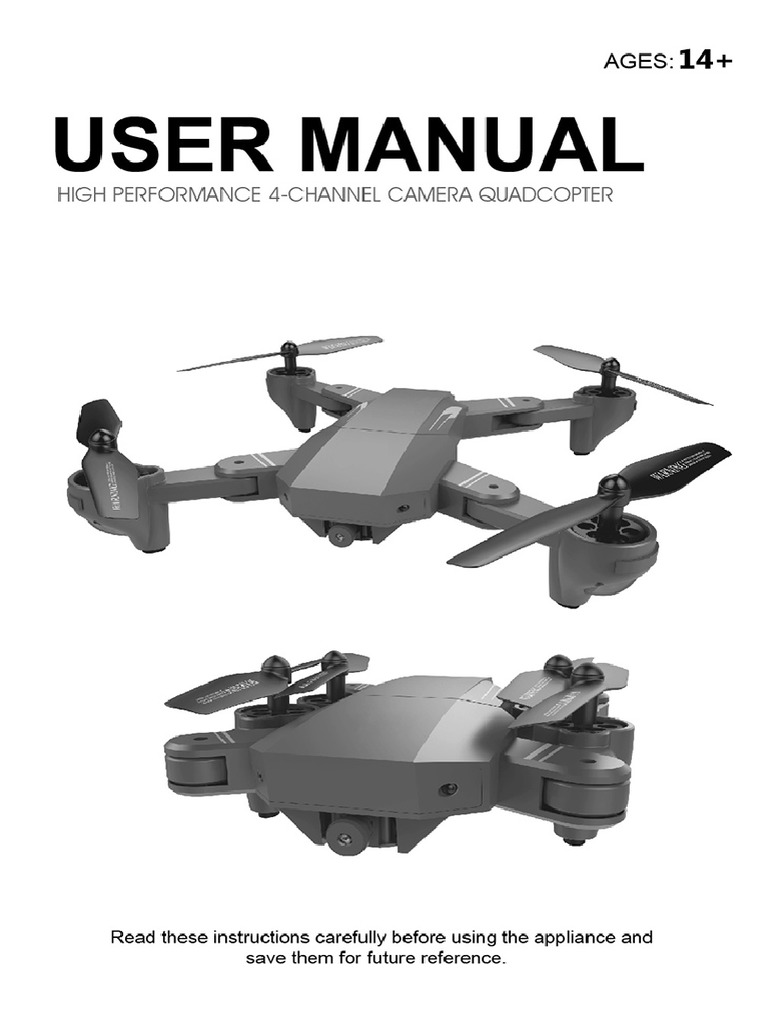 User Manual: High Performance 4-Channel Camera Quadcopter | Download ...