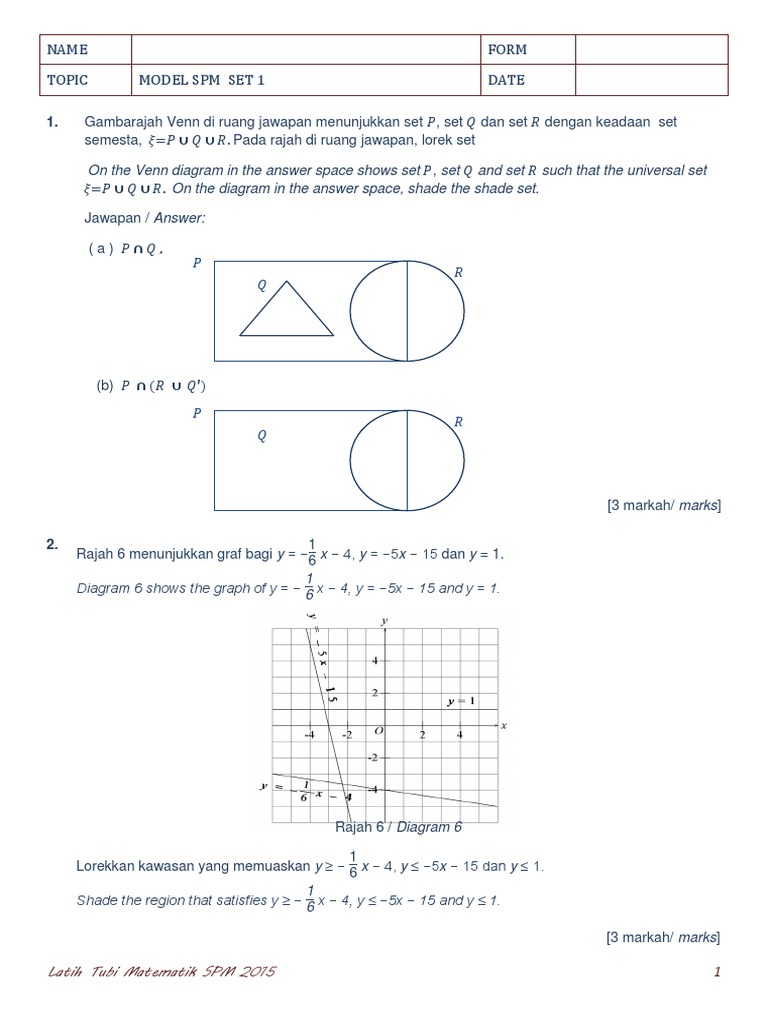 Model SPM 1 | PDF | Geometry | Mathematical Objects