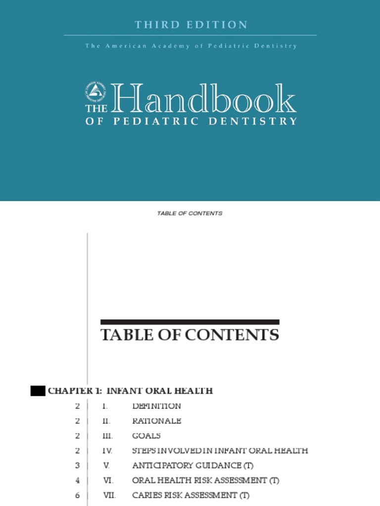 AAPD - The Handbook of Pediatric Dentistry.pdf | Dentistry Branches ...