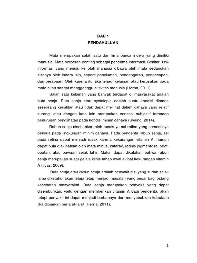 Penyebab dan Penanganan Buta Senja | PDF | Sains & Matematika