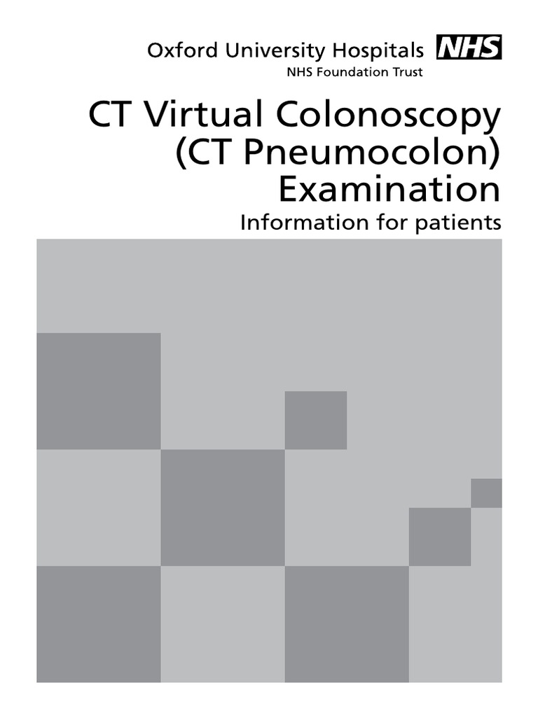 PCT Pneumo Colon | PDF | Colonoscopy | Ct Scan