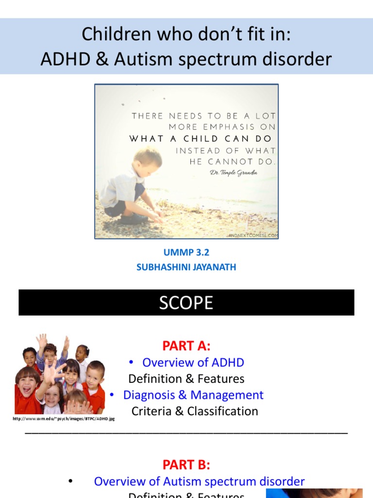 Adhd and Autism | PDF | Attention Deficit Hyperactivity Disorder ...