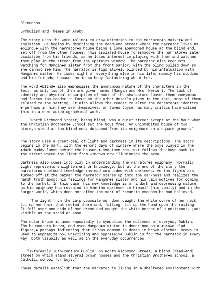 Symbolism and Themes in Araby | PDF | Prayer