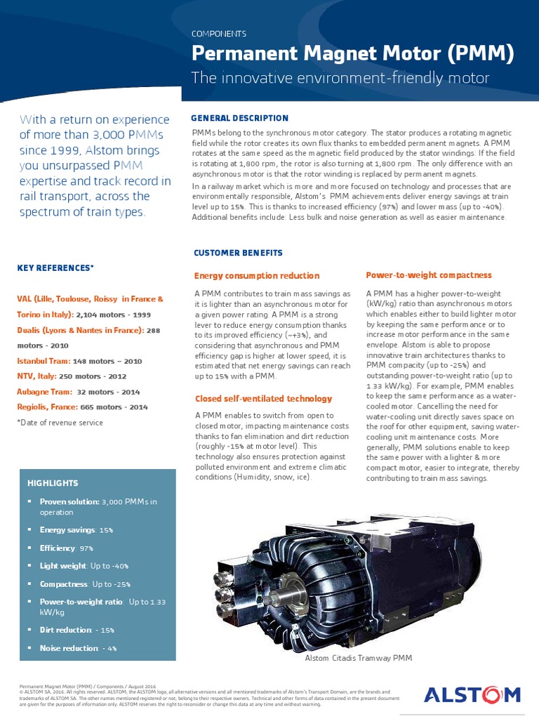 PMM - Product Sheet - English | PDF | Engines | Manufactured Goods
