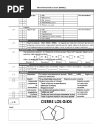 MoCA 8.1 BLIND - Spanish Instructions | PDF | Memoria | Verbo