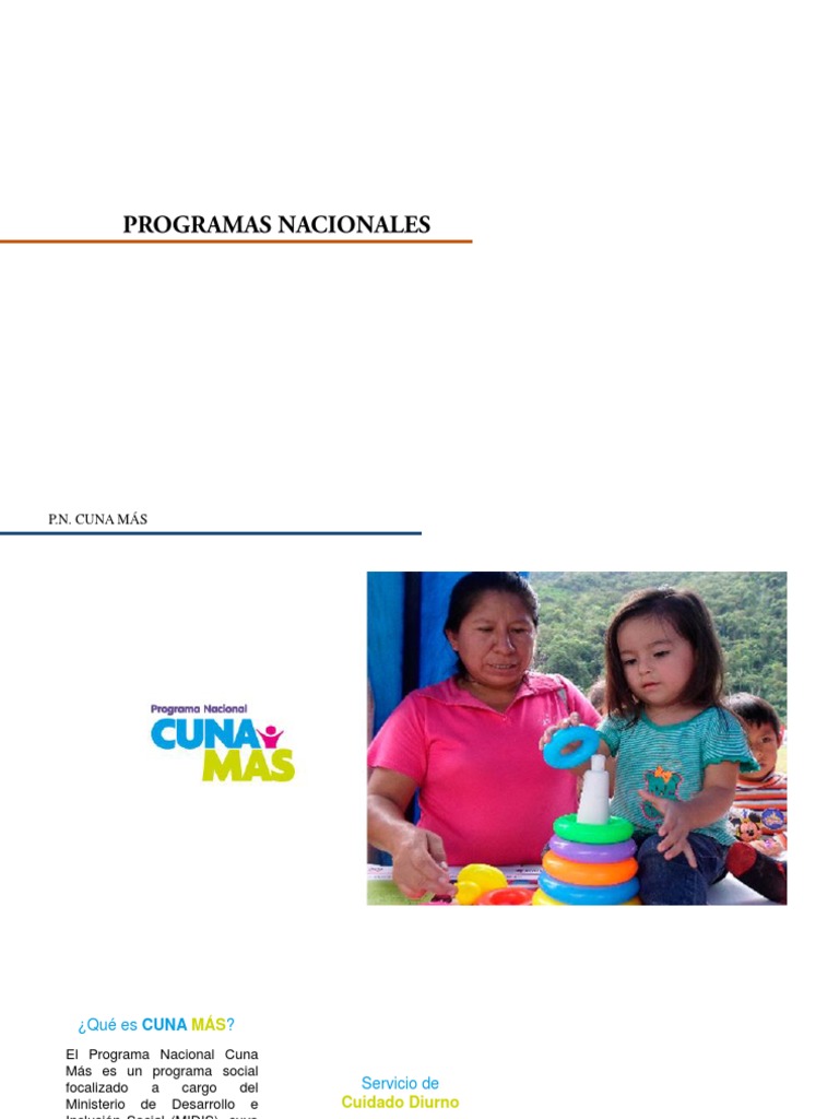 Programas Sociales Perú | PDF | Pobreza | Pobreza e indigencia