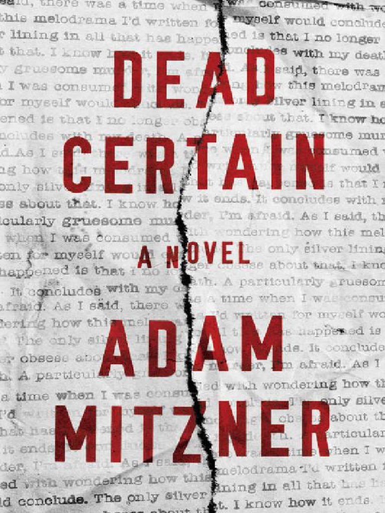 Dead Certain - Adam Mitzner | PDF | Prosecutor | Evidence