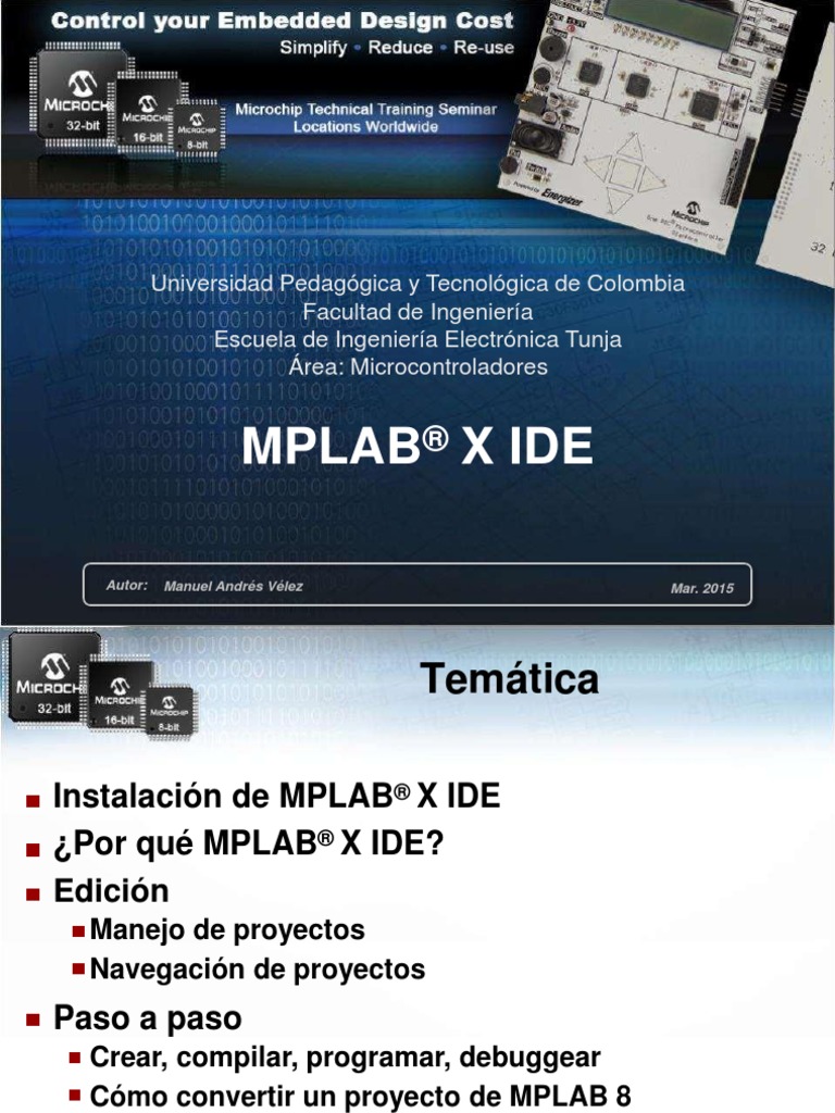 Presentacion MPLAB IDE X | PDF | Entorno de desarrollo integrado ...