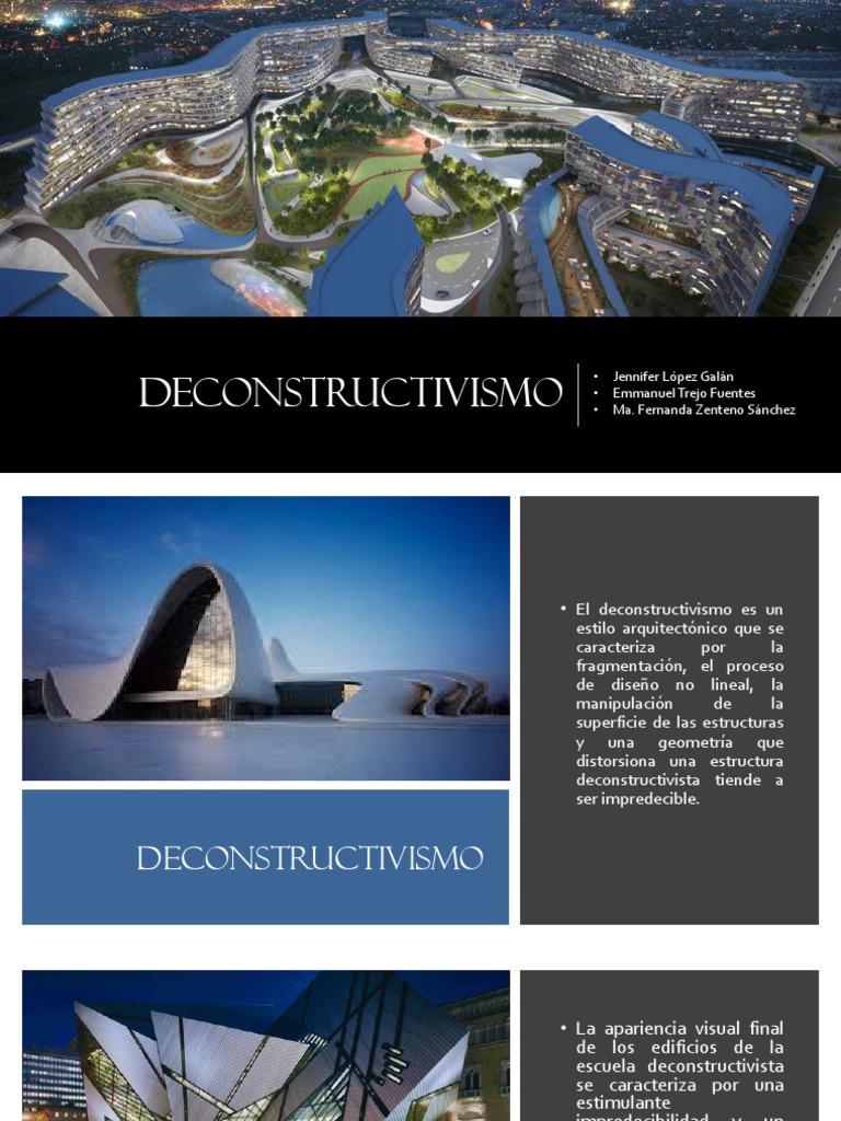 Deconstructivismo | PDF | Medios de arte | Diseño