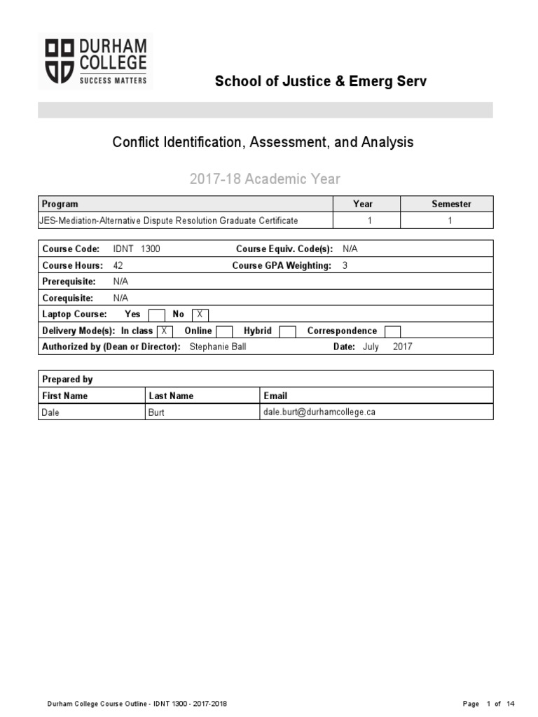 Idnt 1300 2018 | PDF | Lecture | Educational Assessment