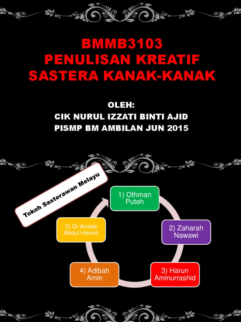Tokoh Sasterawan Negara | PDF