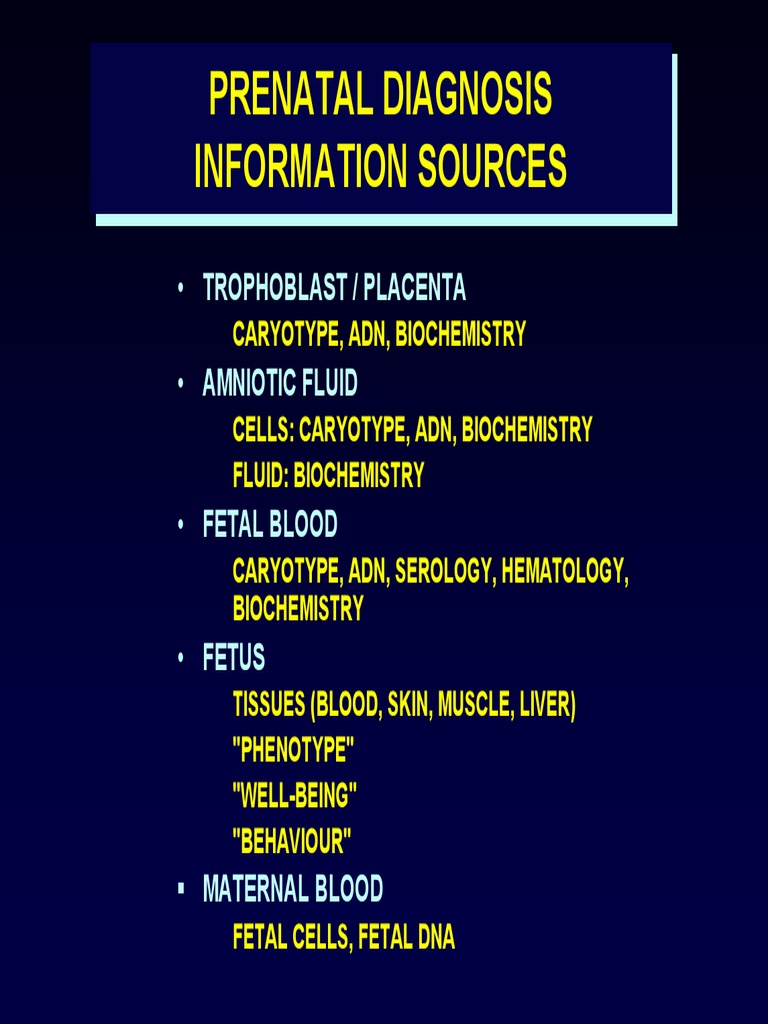 Prenatal Diagnosis | PDF