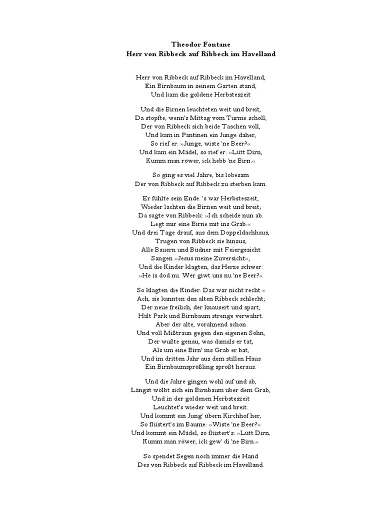 Theodor Fontane | PDF