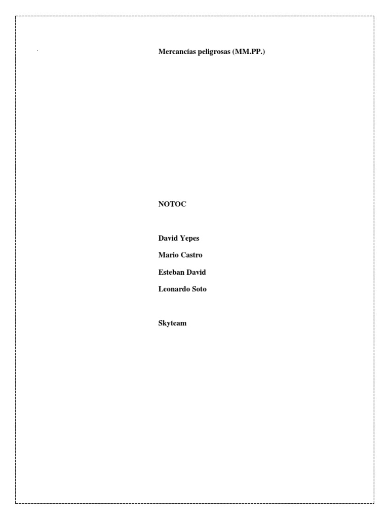 NOTOC | PDF | Información | Aviación