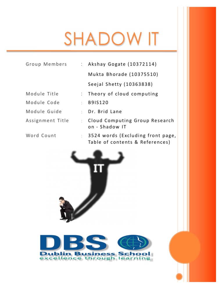 Shadow IT | Software As A Service | Cloud Computing