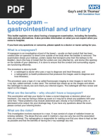 Loopogram Procedure for Urinary Diversion | PDF | Surgery | Surgical ...