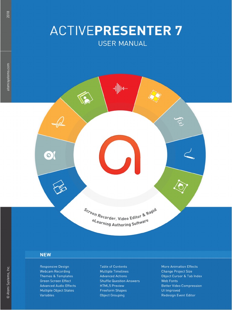 ActivePresenter 7 User Manual | PDF | Educational Technology | Tab (Gui)
