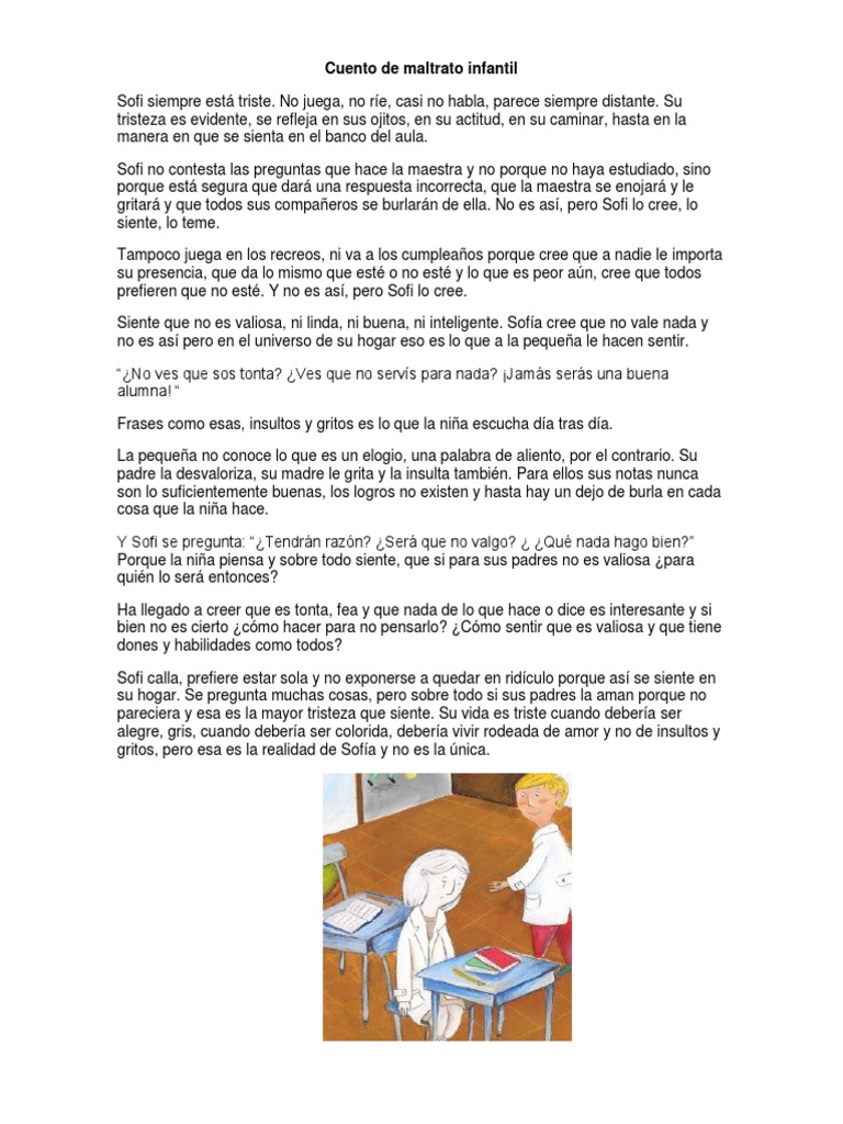 Cuento de Maltrato Infantil | PDF