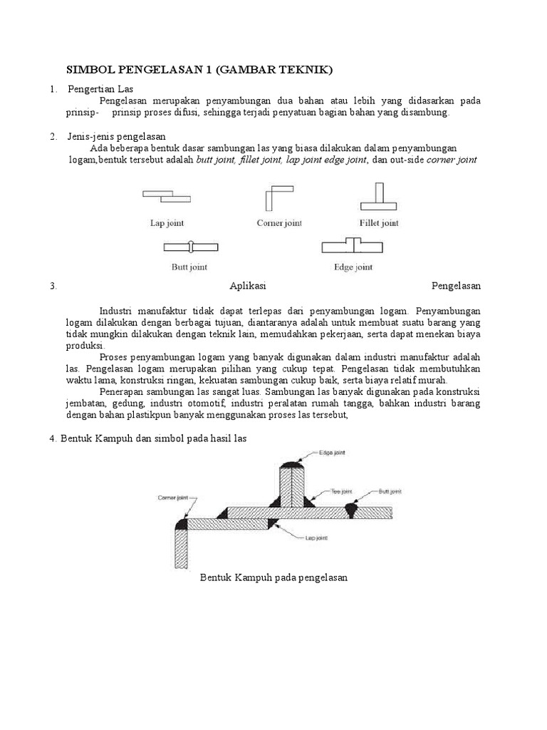 Simbol Pengelasan 1 | PDF