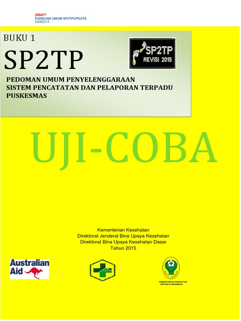 Pedoman Umum Penyelenggaraan SP2TP | PDF