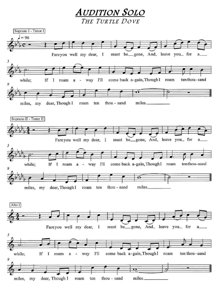 The Turtle Dove | PDF