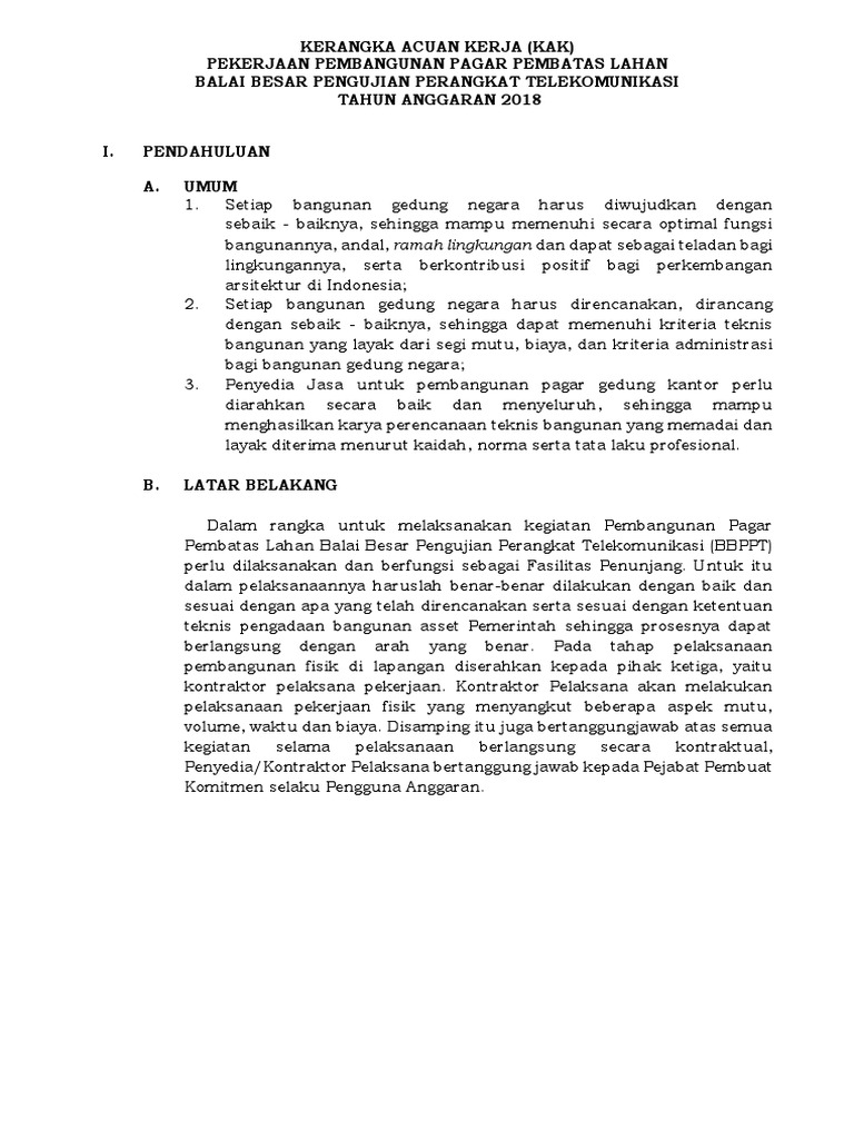 TOR Final - 06042018 | PDF