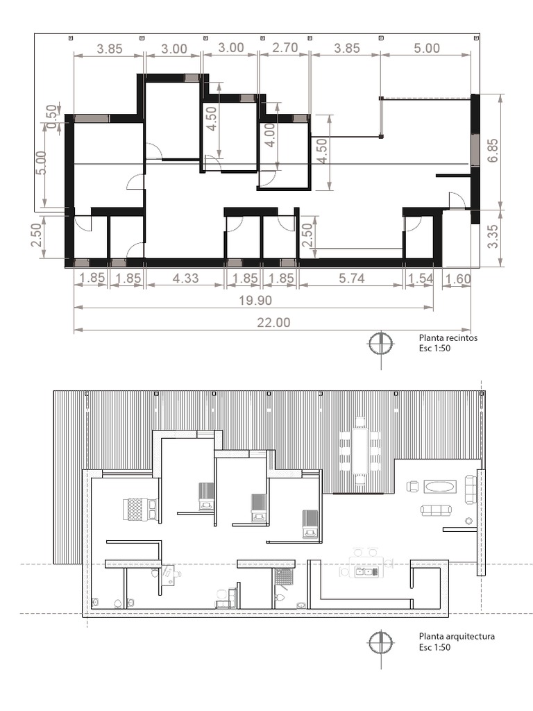 Planta Recintos Esc 1:50 | PDF