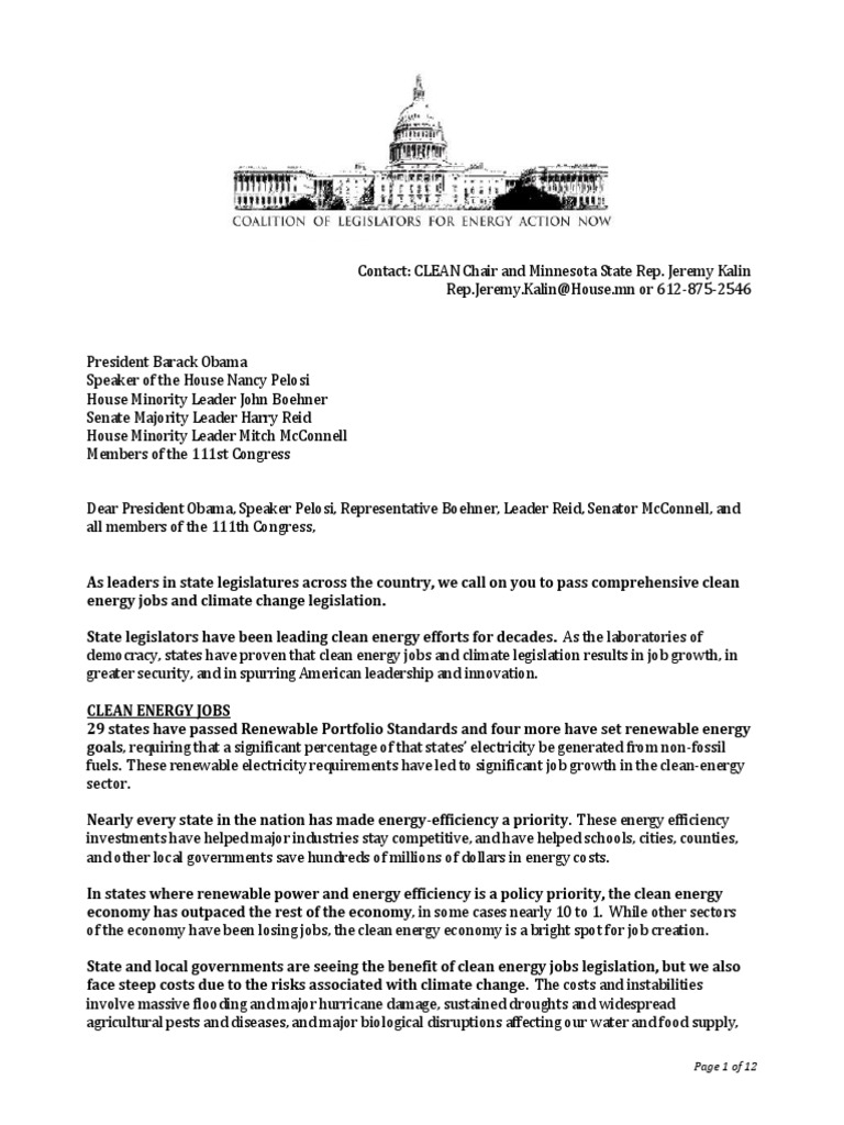 Climate Letter | PDF | Politics