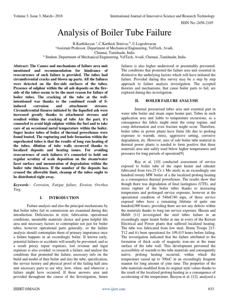 Analysis of Boiler Tube Failure | PDF | Boiler | Welding