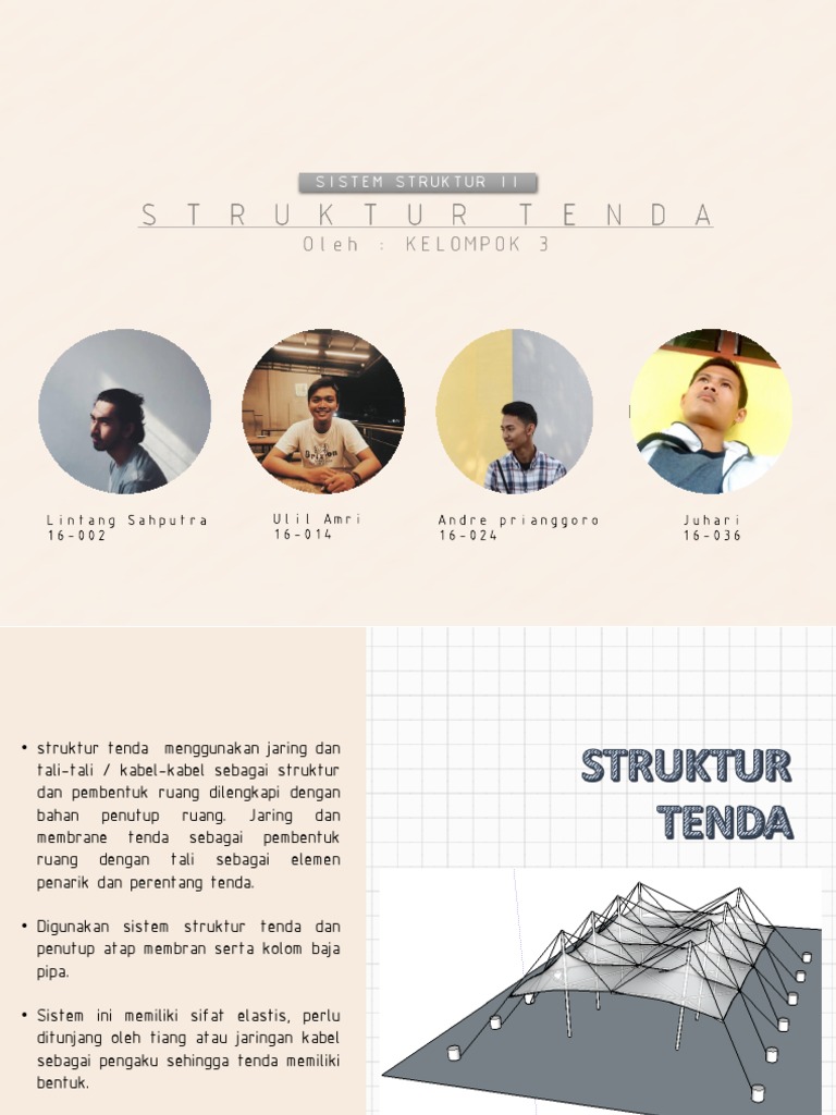 9912 - Kelompok 3 (Struktur Tenda) | PDF