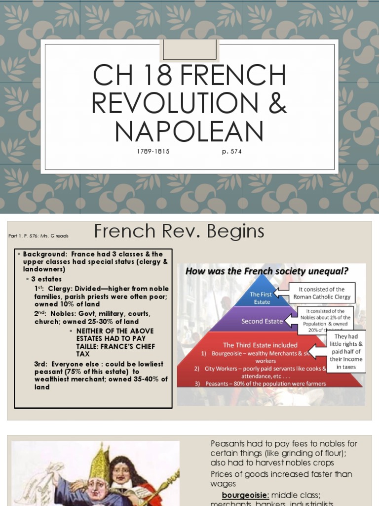CH 18 French Revolution Napolean | PDF | Napoleon | Maximilien Robespierre