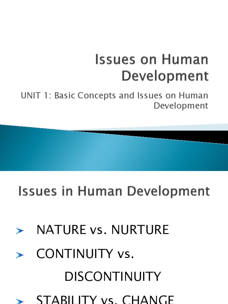 1.3 Issues On Human Development | PDF