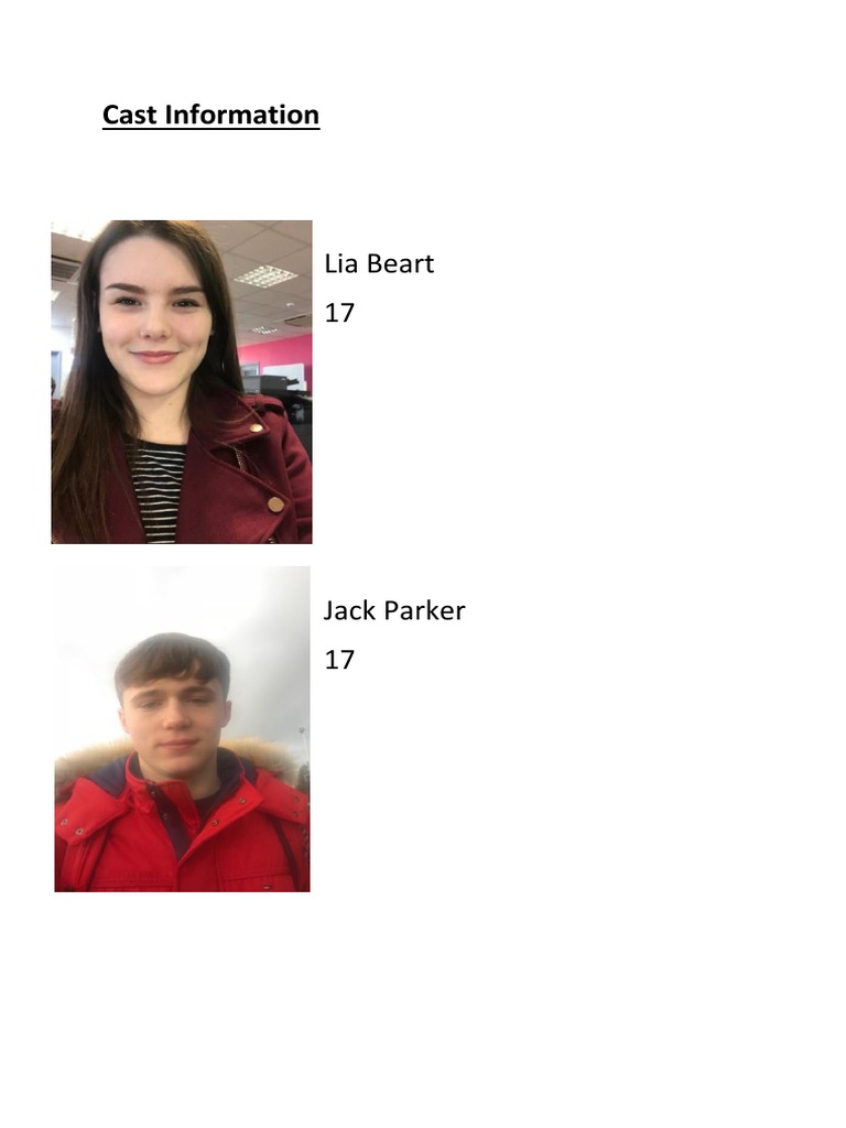 Cast Information | PDF