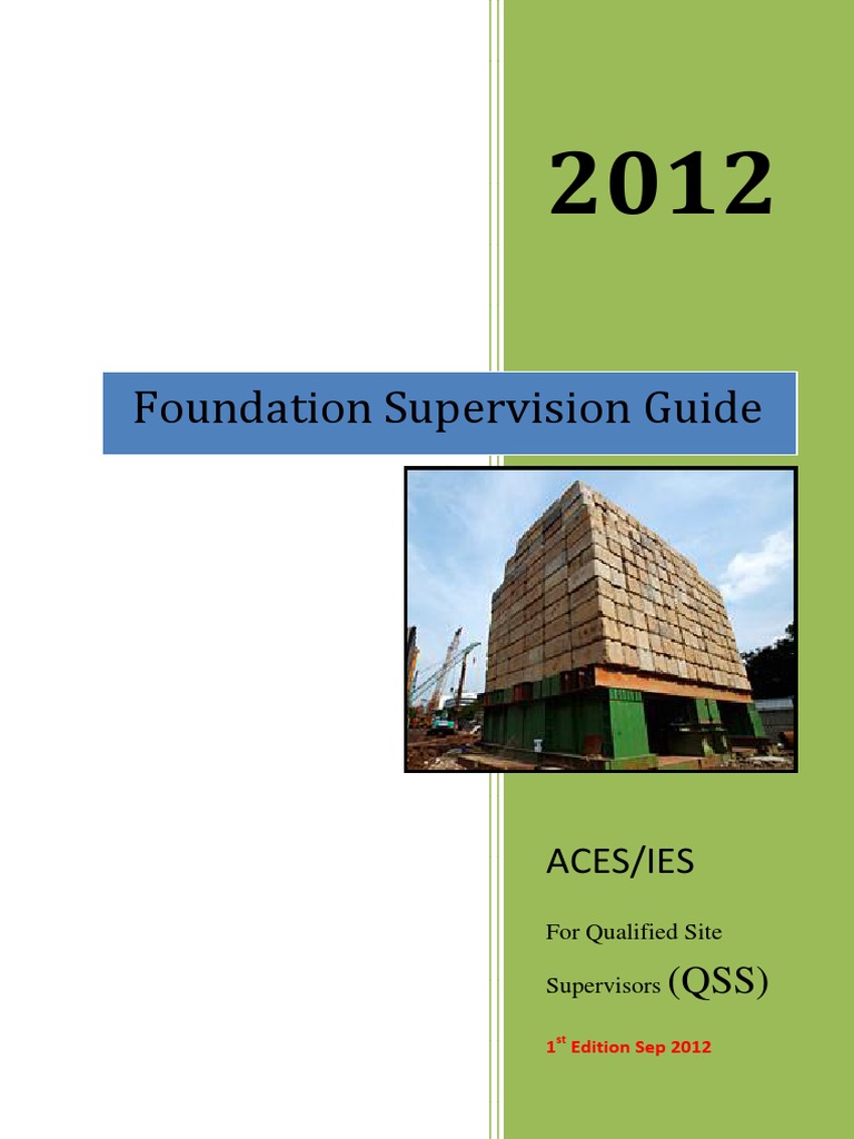 Foundation Supervision Guide: Aces/Ies | PDF